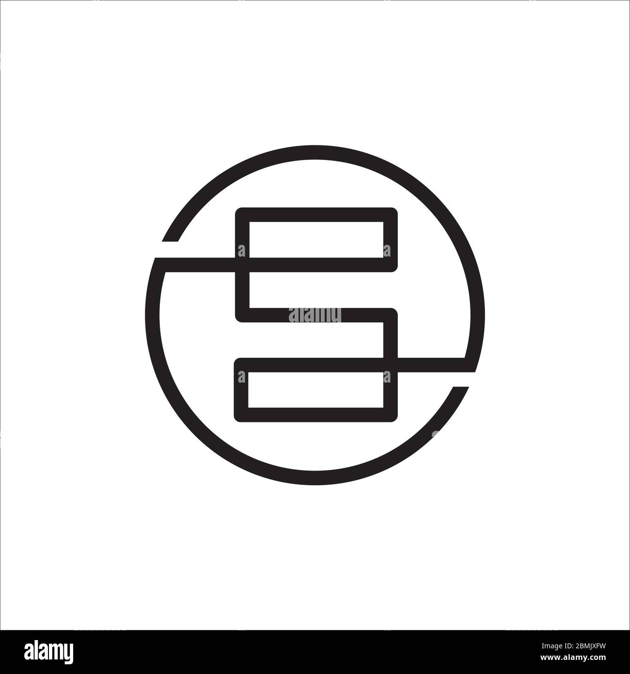 Letter s logo Black and White Stock Photos & Images - Alamy