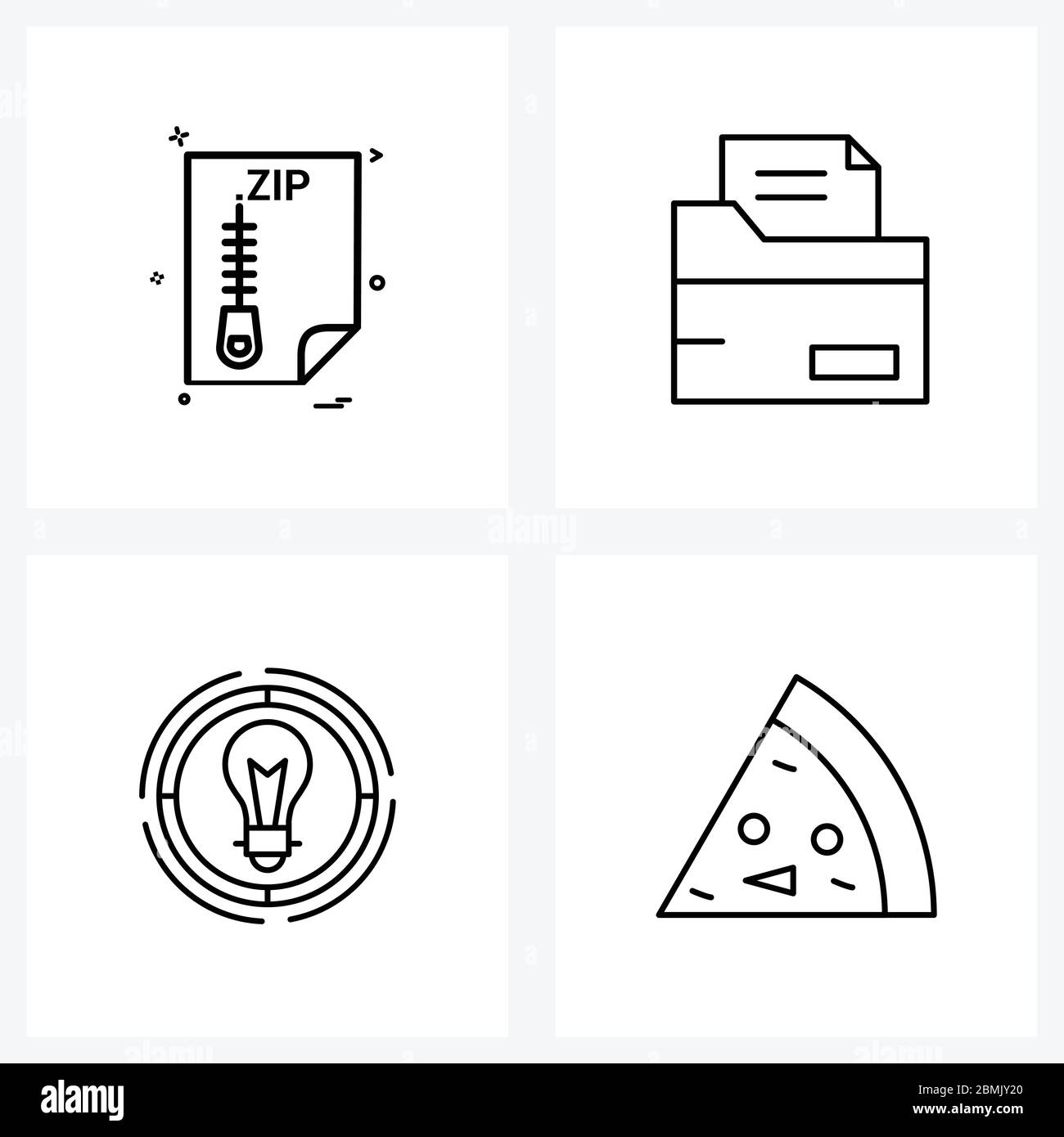 Compressed folder Stock Vector Images - Alamy