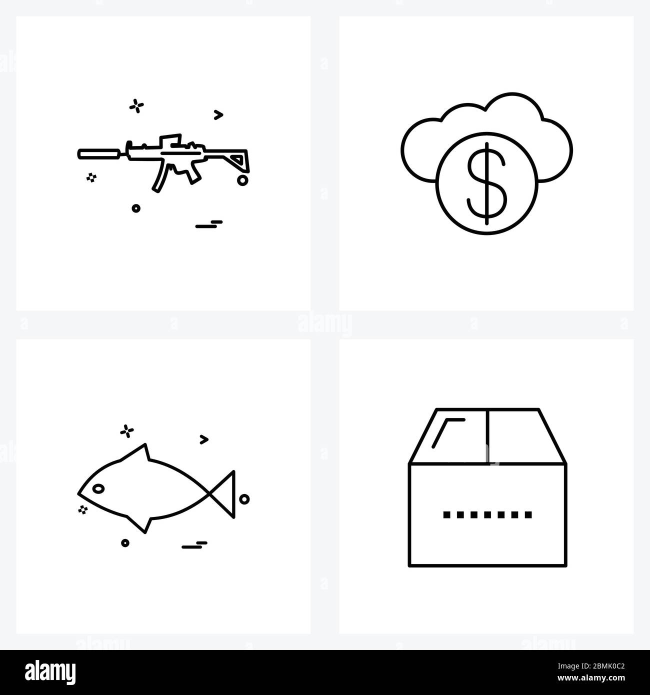 4 gun Stock Vector Images - Alamy