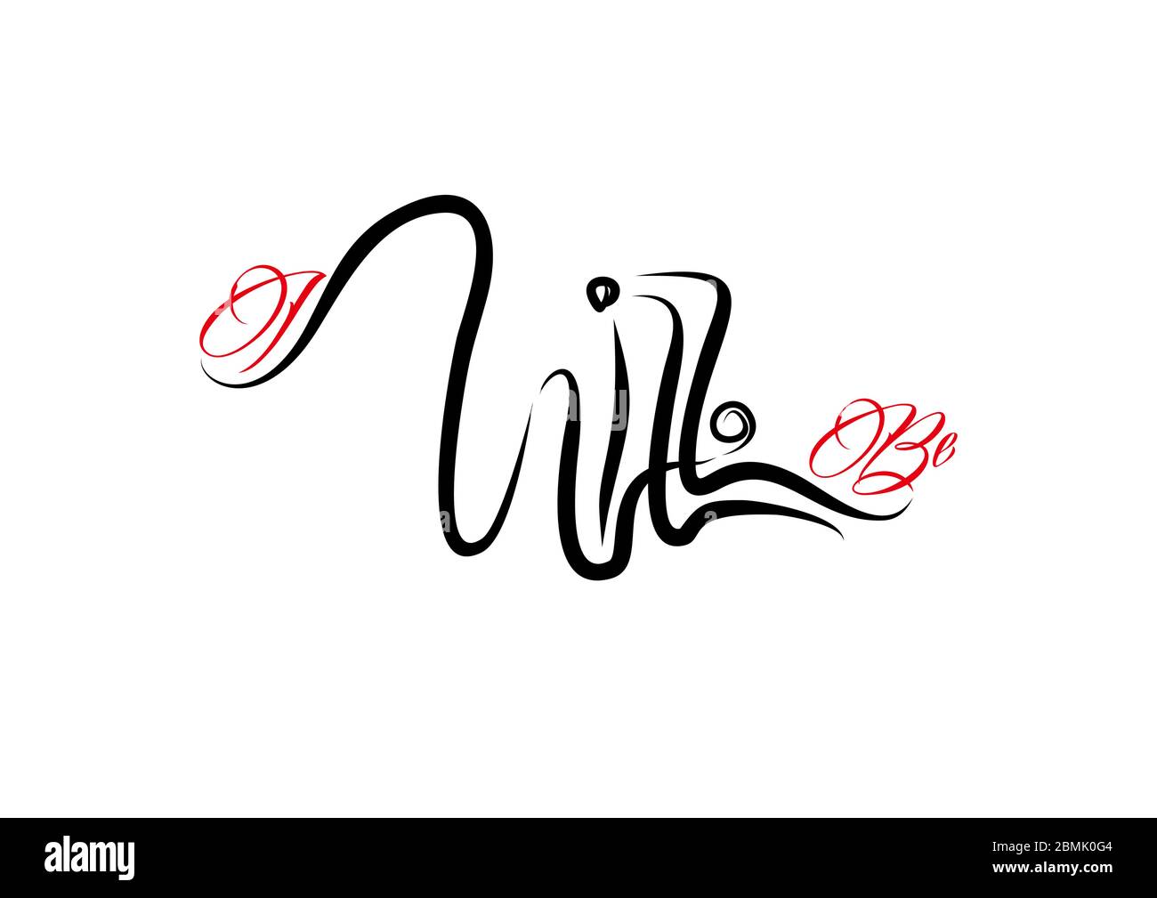I Will Be Lettering Text Modern Calligraphy Style Vector Illustration i-will-be-lettering-text-modern-calligraphy-style-vector-illustration