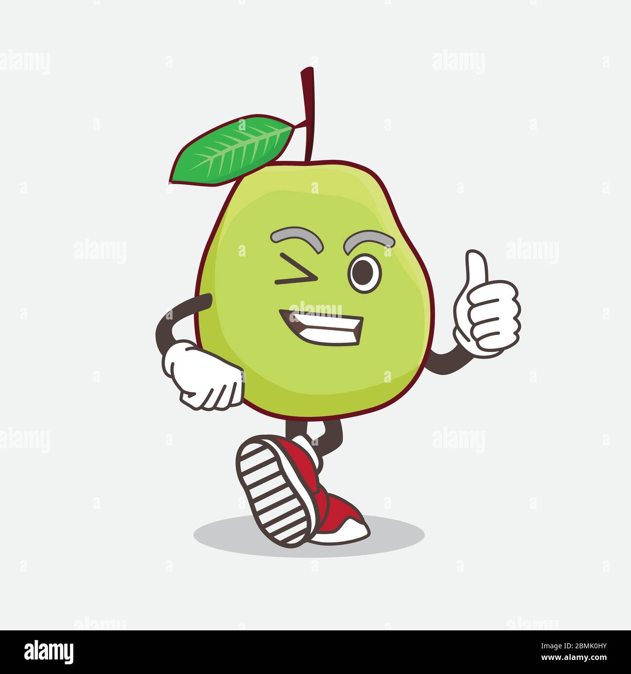 An illustration of Guava Fruit of cartoon mascot character making ...