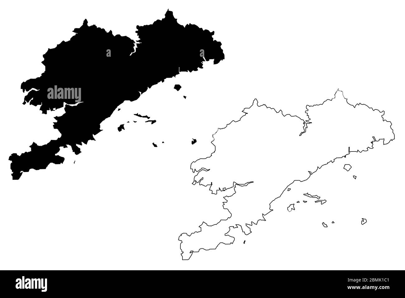 Liaoning map Stock Vector Images - Alamy
