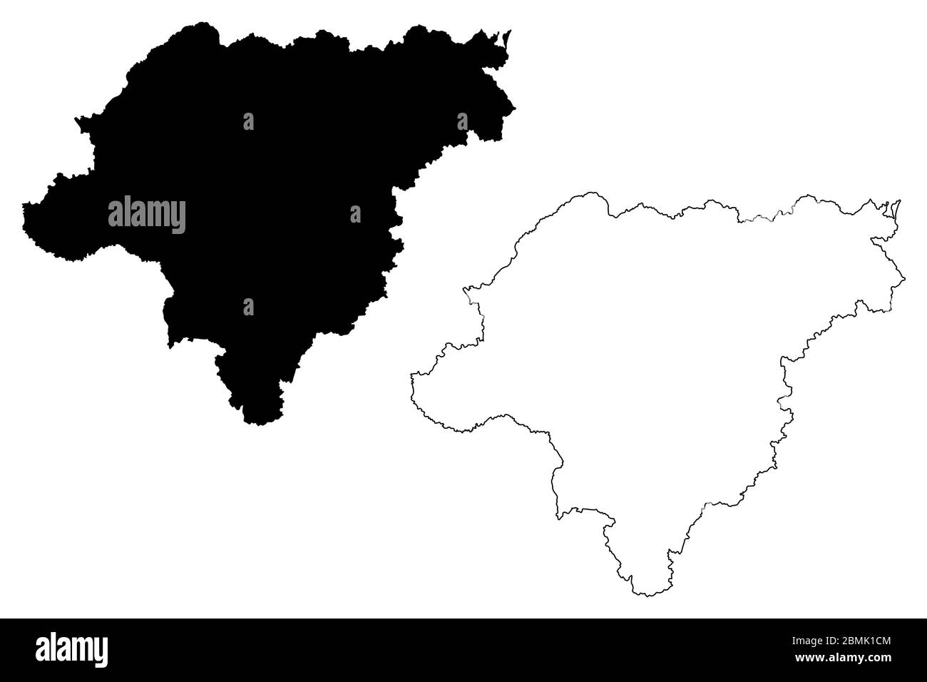 Harbin City (People's Republic of China, Heilongjiang Province) map ...