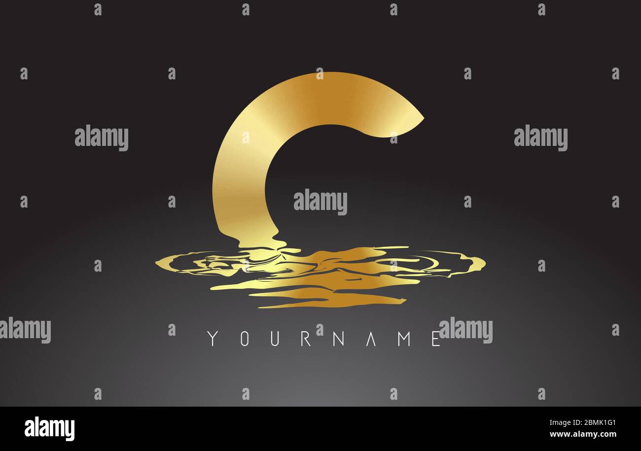 Letter c drop logo vector vectors hi-res stock photography and images ...