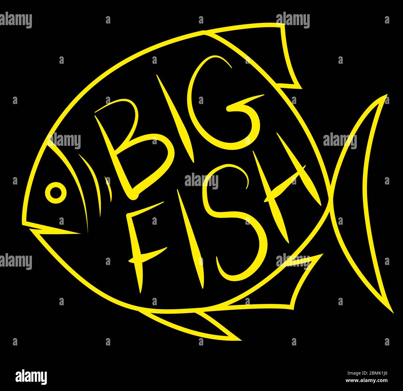 Big fish background for text Stock Vector Image & Art - Alamy