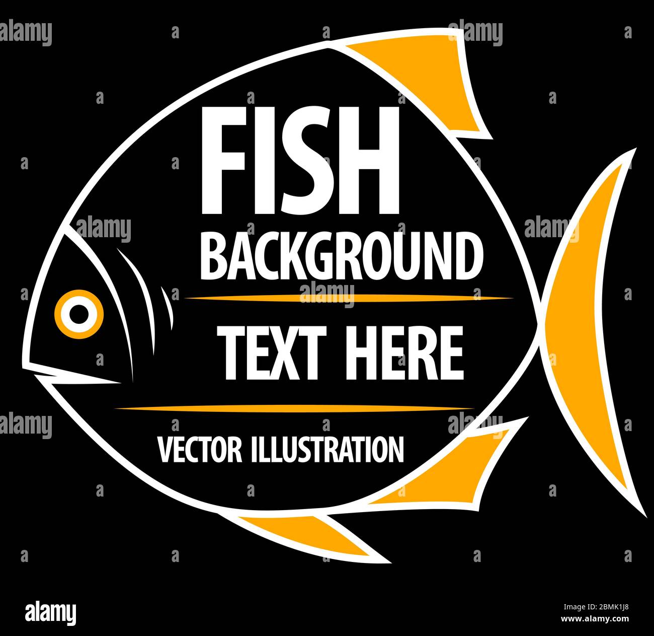 Big fish background for text Stock Vector Image & Art - Alamy
