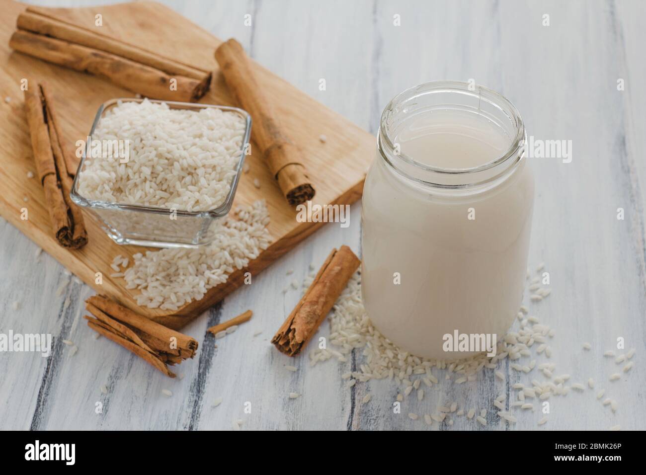 Horchata is a drink, made with rice and cinnamon from Mexico, mexican ...