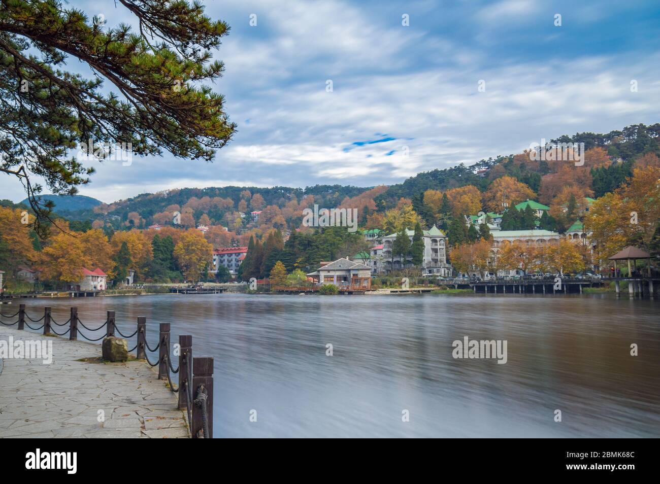 Beautiful Mountain Lu geopark landscapes in late autumn, Jiujiang ...