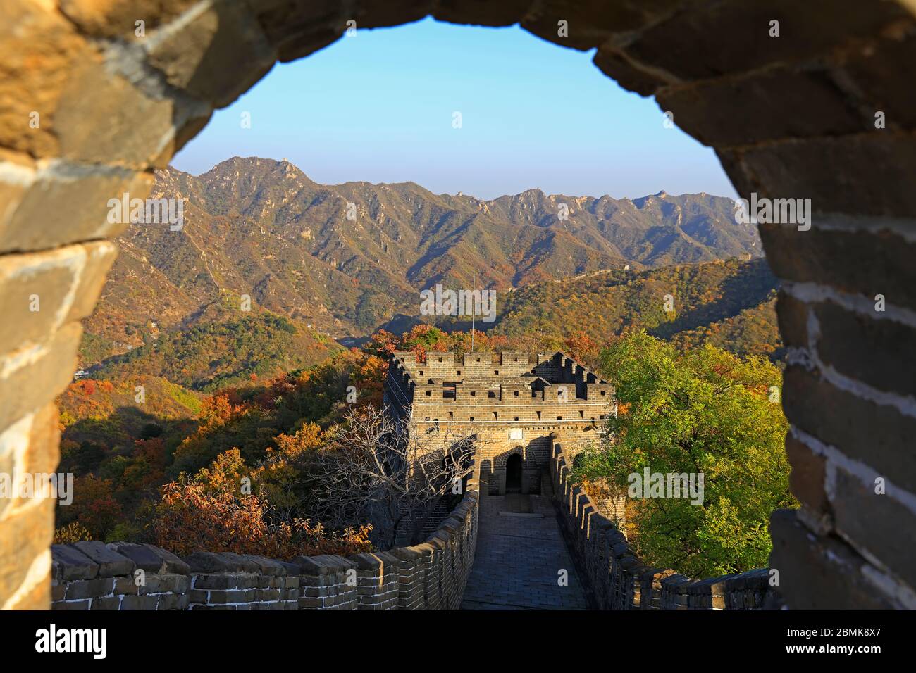Beautiful scenery of the great wall of china hi-res stock photography ...
