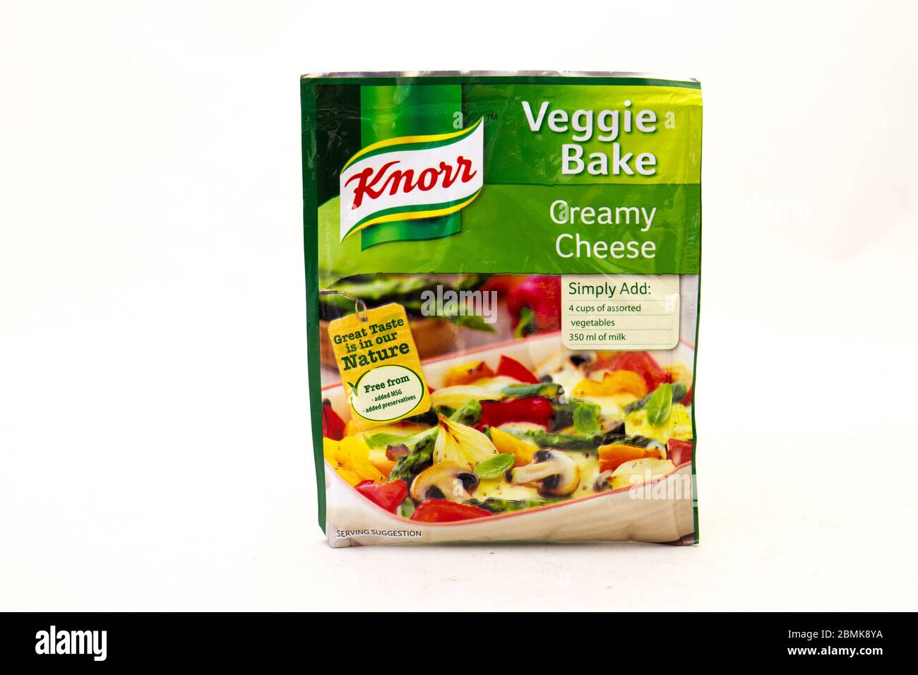 Alberton, South Africa - a packet of Knorr veggie bake isolated on a ...