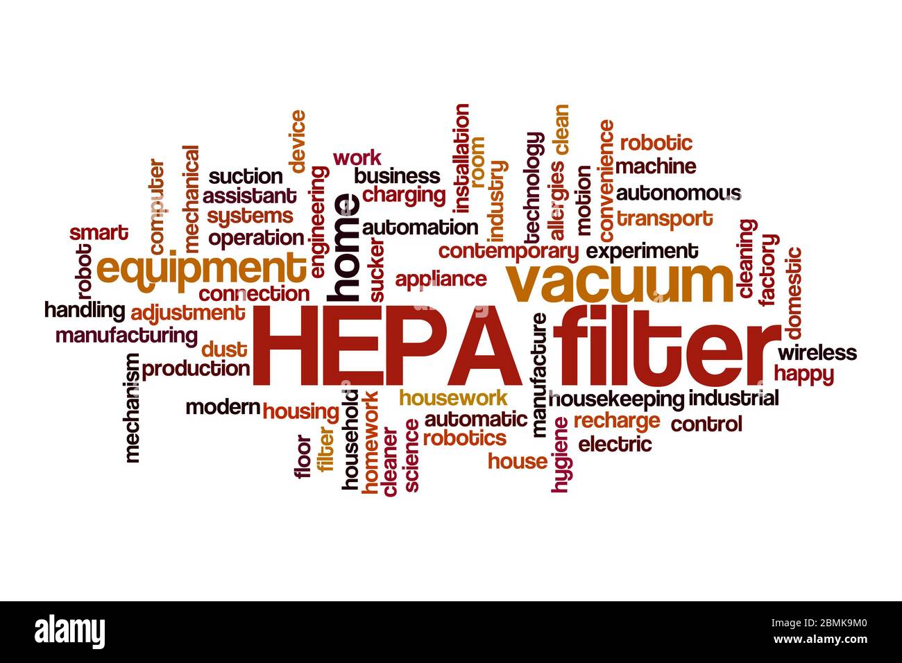 HEPA filter word cloud concept on white background Stock Photo - Alamy