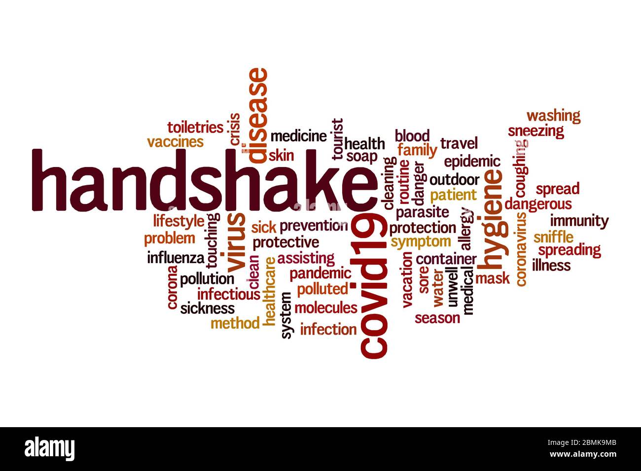 Handshake word cloud concept on white background Stock Photo - Alamy