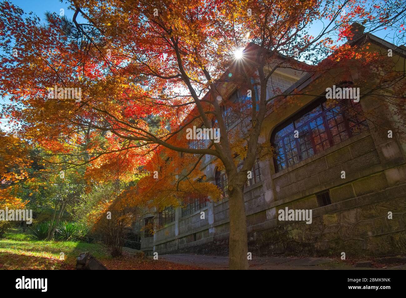 Beautiful Mountain Lu geopark landscapes in late autumn, Jiujiang ...