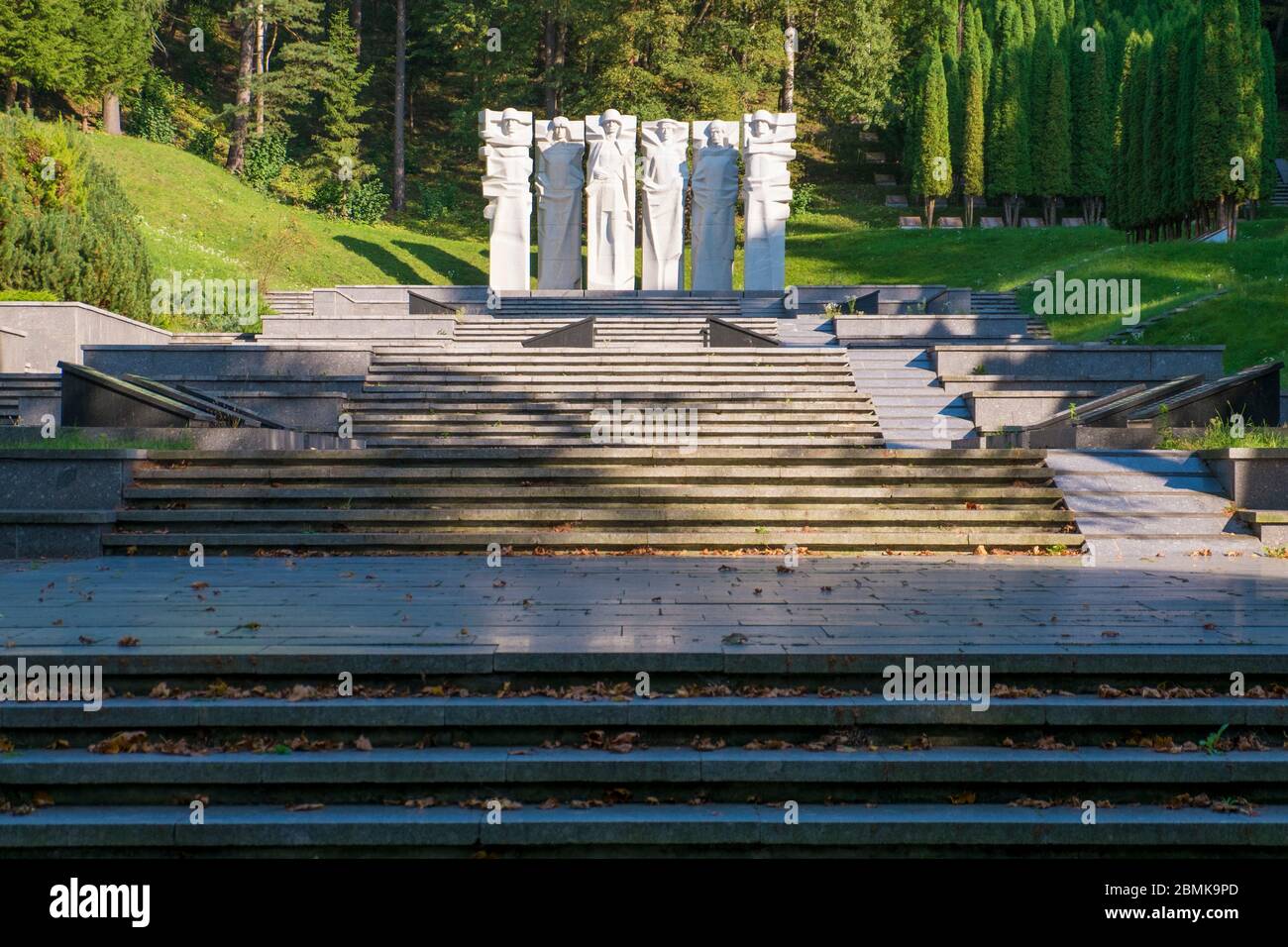 The USSR, Soviet, Russian monument, memorial to fallen Red Army ...