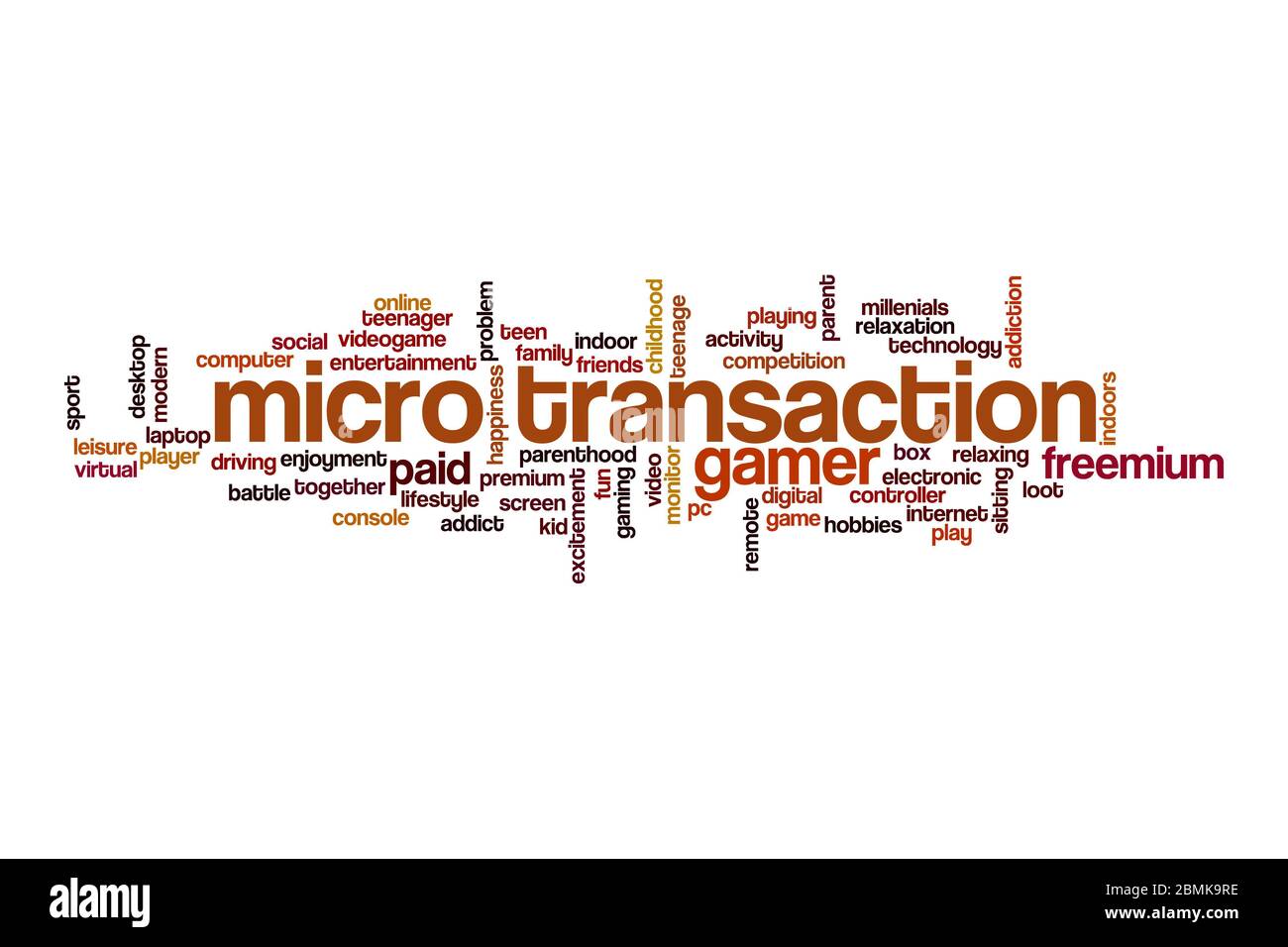 Micro transaction word cloud concept on white background Stock Photo ...