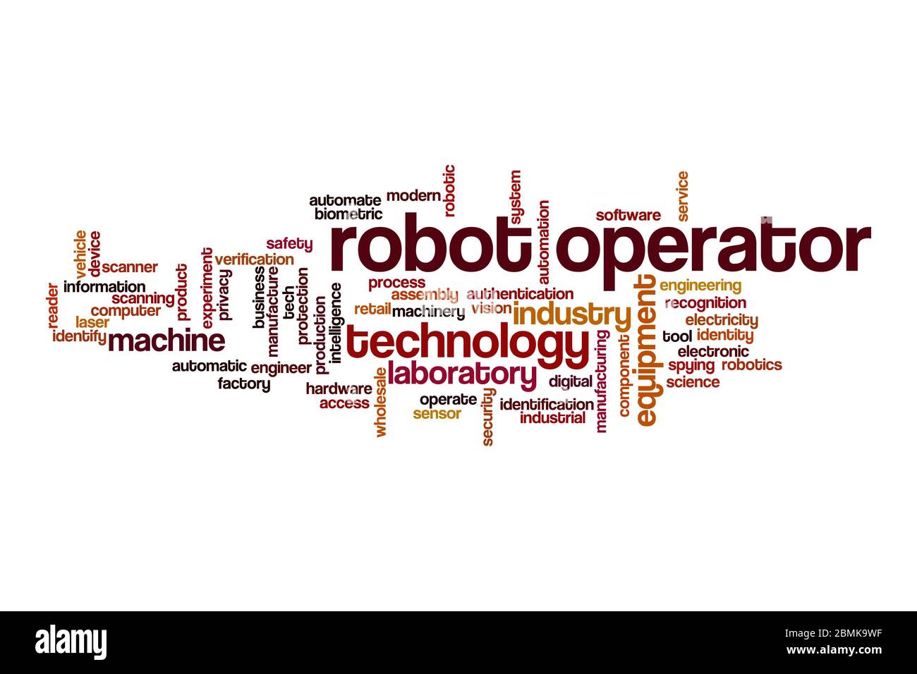Robotics word cloud concept hi-res stock photography and images - Alamy