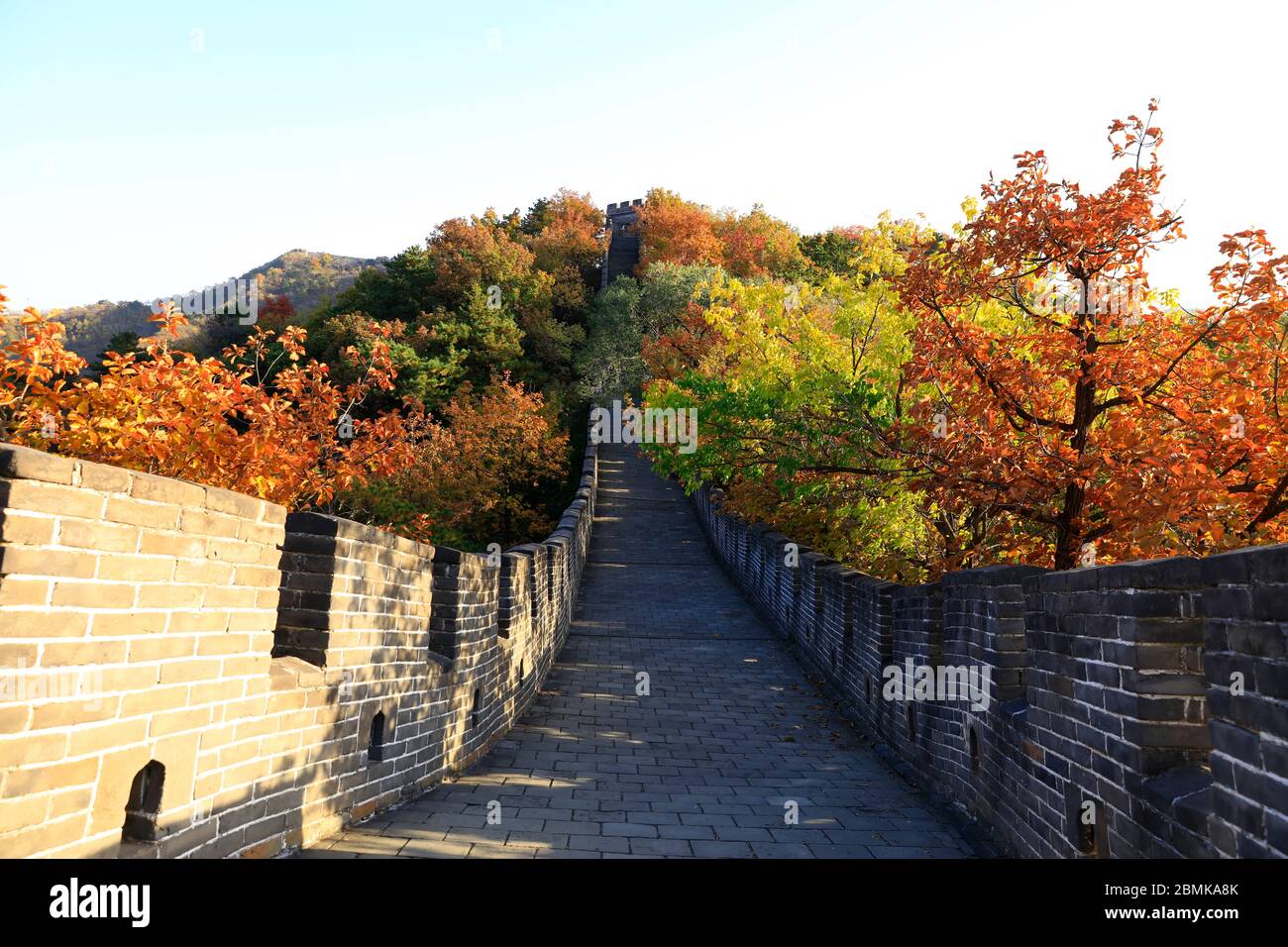 The Great Wall of China is in autumn Stock Photo - Alamy