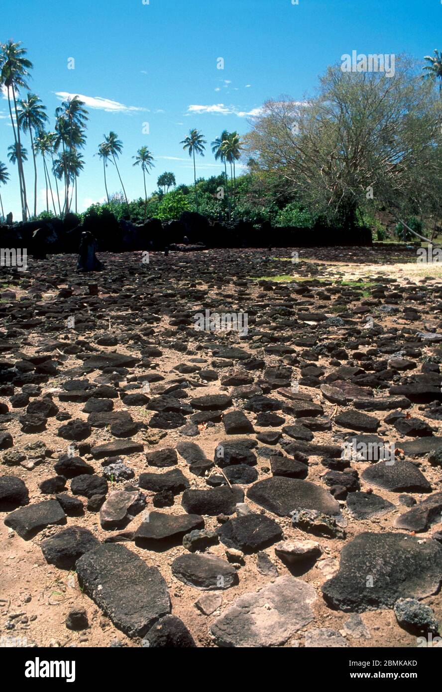 Marae Taputapuatea complex in Raitea, Polynesia, UN World Heritage site ...