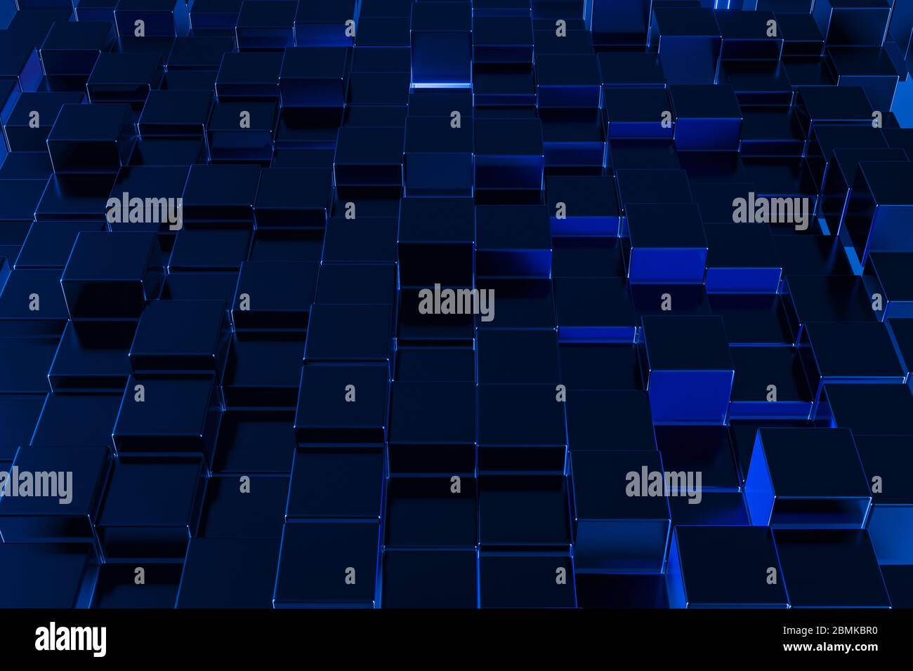 3d illustration building cube block High Resolution Stock Photography ...