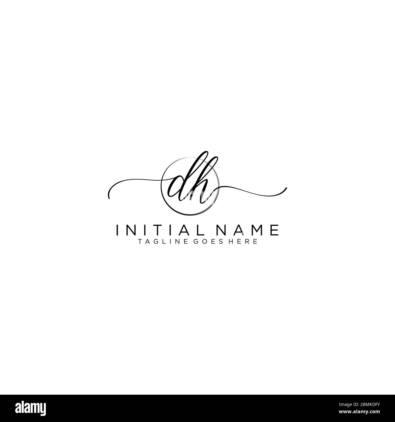 Dh letter logo Black and White Stock Photos & Images - Alamy