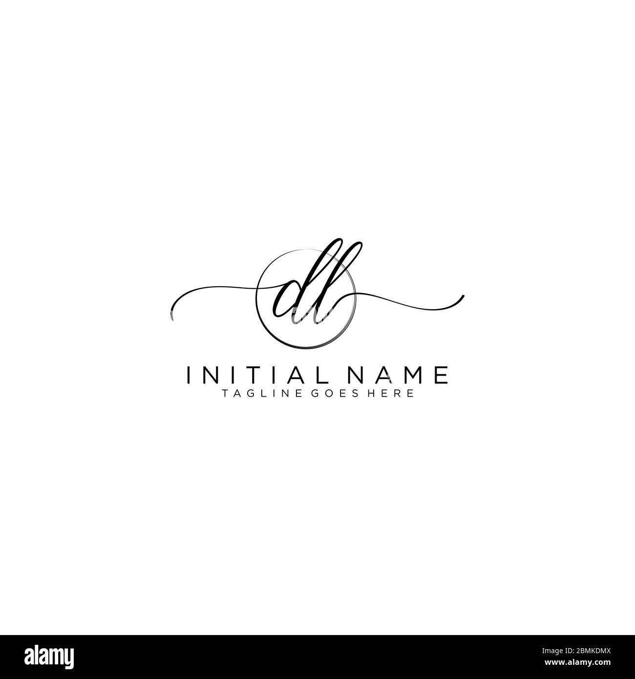 Letter dl logo Black and White Stock Photos & Images - Alamy