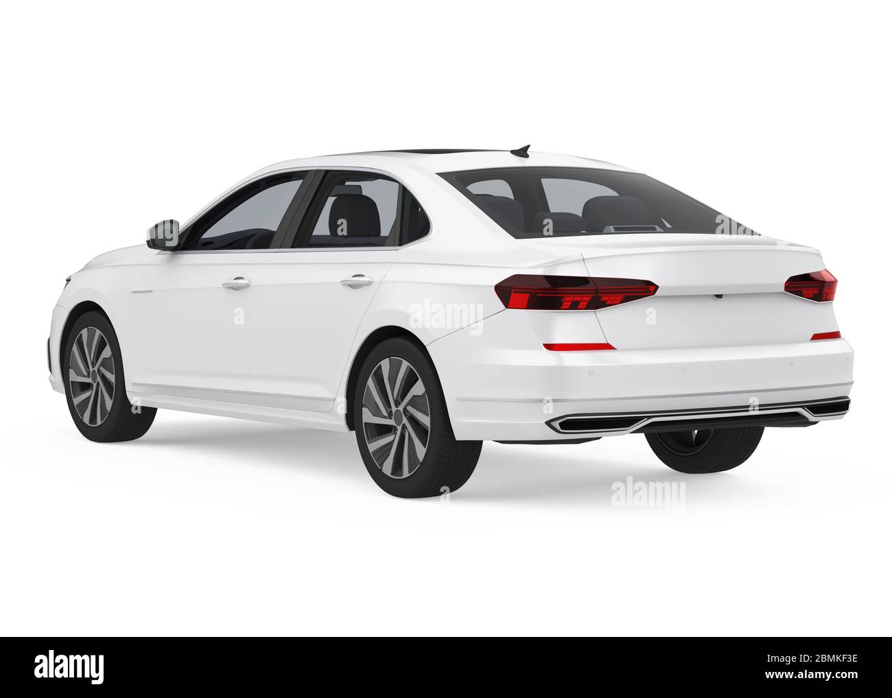 Sedan Car Isolated Stock Photo - Alamy