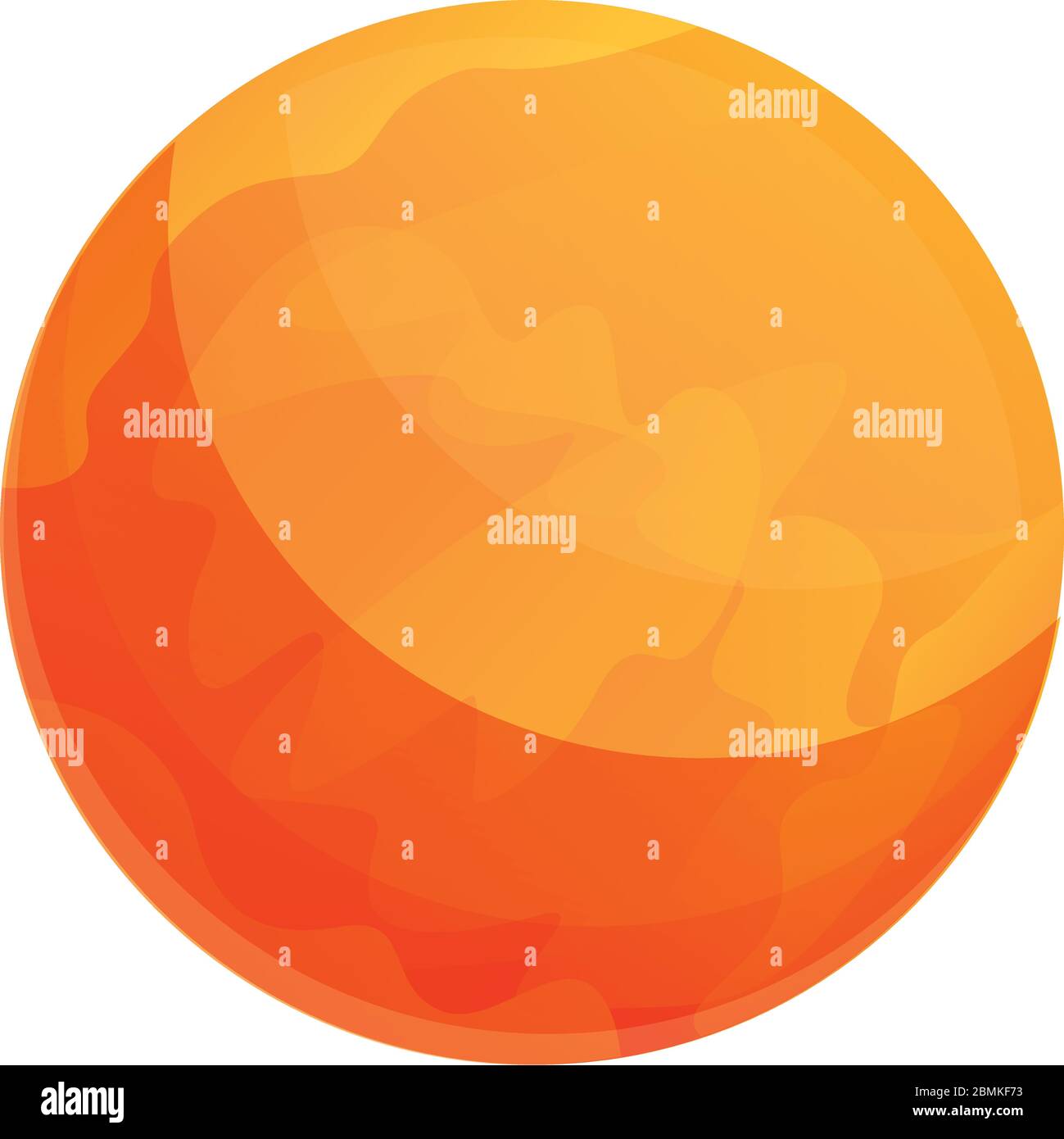 Red planet icon. Cartoon of red planet vector icon for web design ...