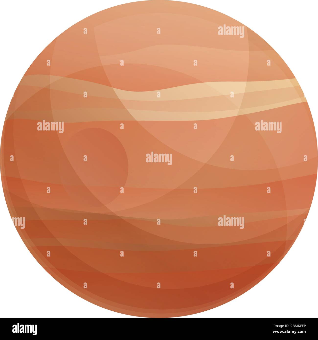 Uranus planet icon. Cartoon of uranus planet vector icon for web design ...