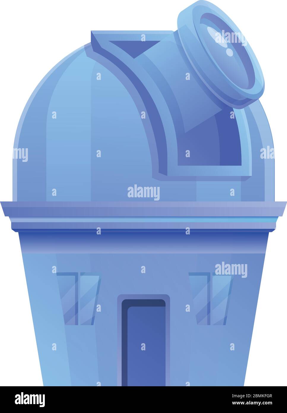 Observatory building icon. Cartoon of observatory building vector icon ...