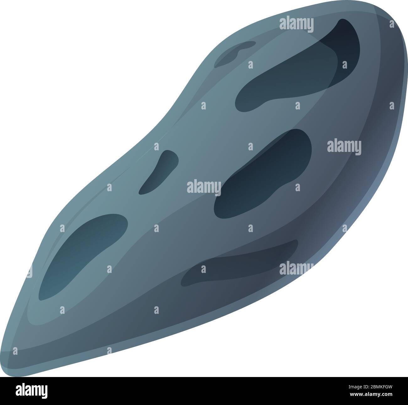 Space stone icon. Cartoon of space stone vector icon for web design ...