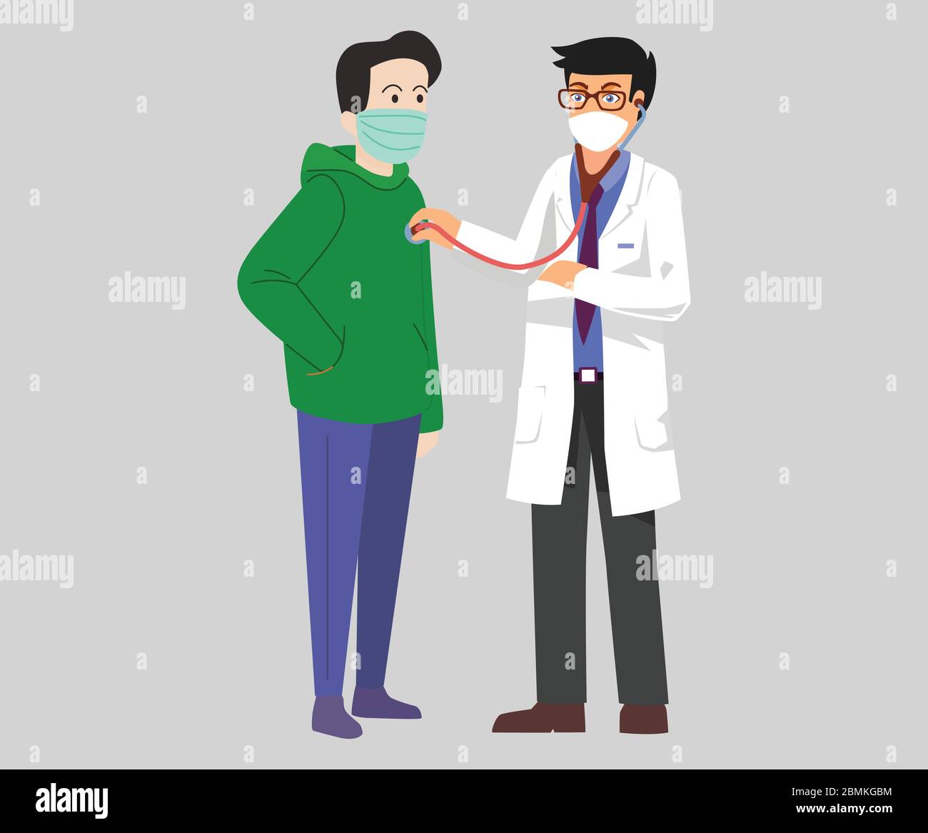 Medical check up vector vectors hi-res stock photography and images - Alamy