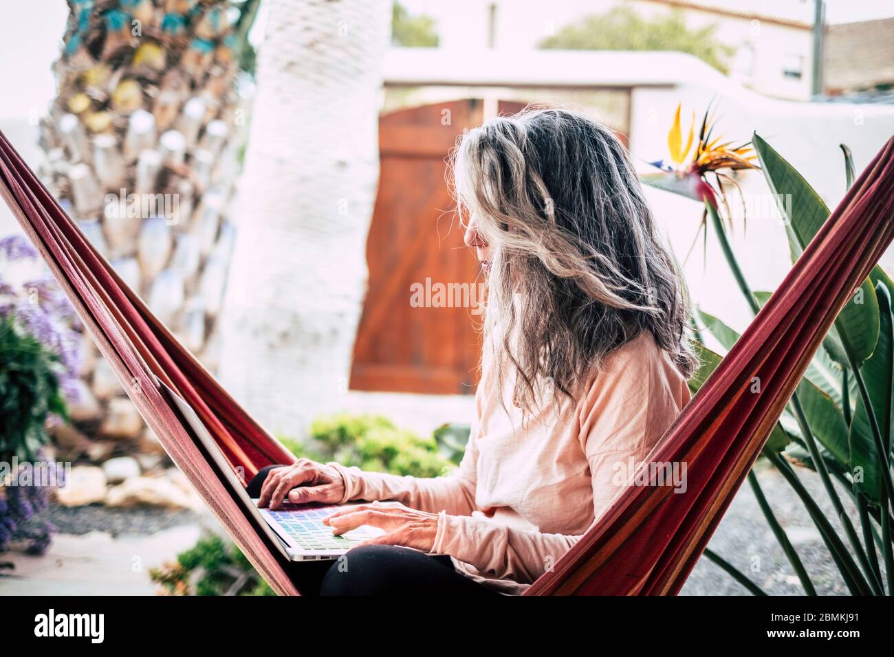 Alternative modern adult people in smart working activity outdoor at ...