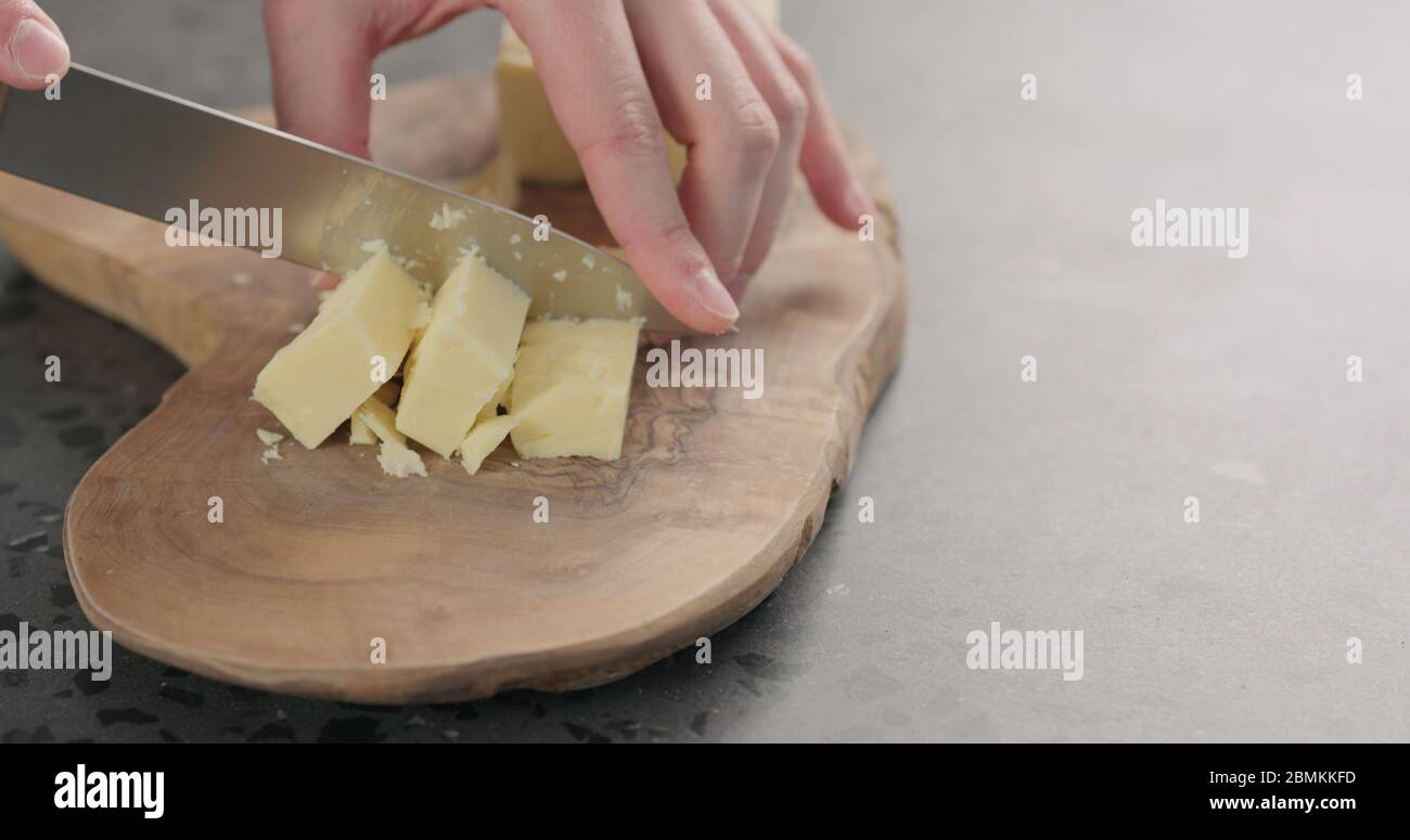 Cheddar cheese man hands hi-res stock photography and images - Alamy