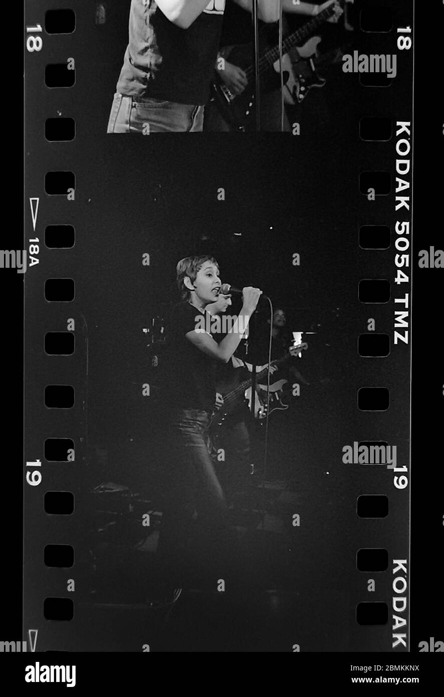 Sonya Madan lead singer with Echobelly performing live at the Zap Club ...