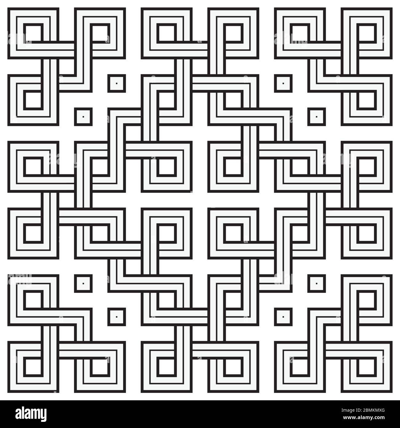 Vector Illustration of a Viking Nordic Celtic Seamless Pattern - mystic ...