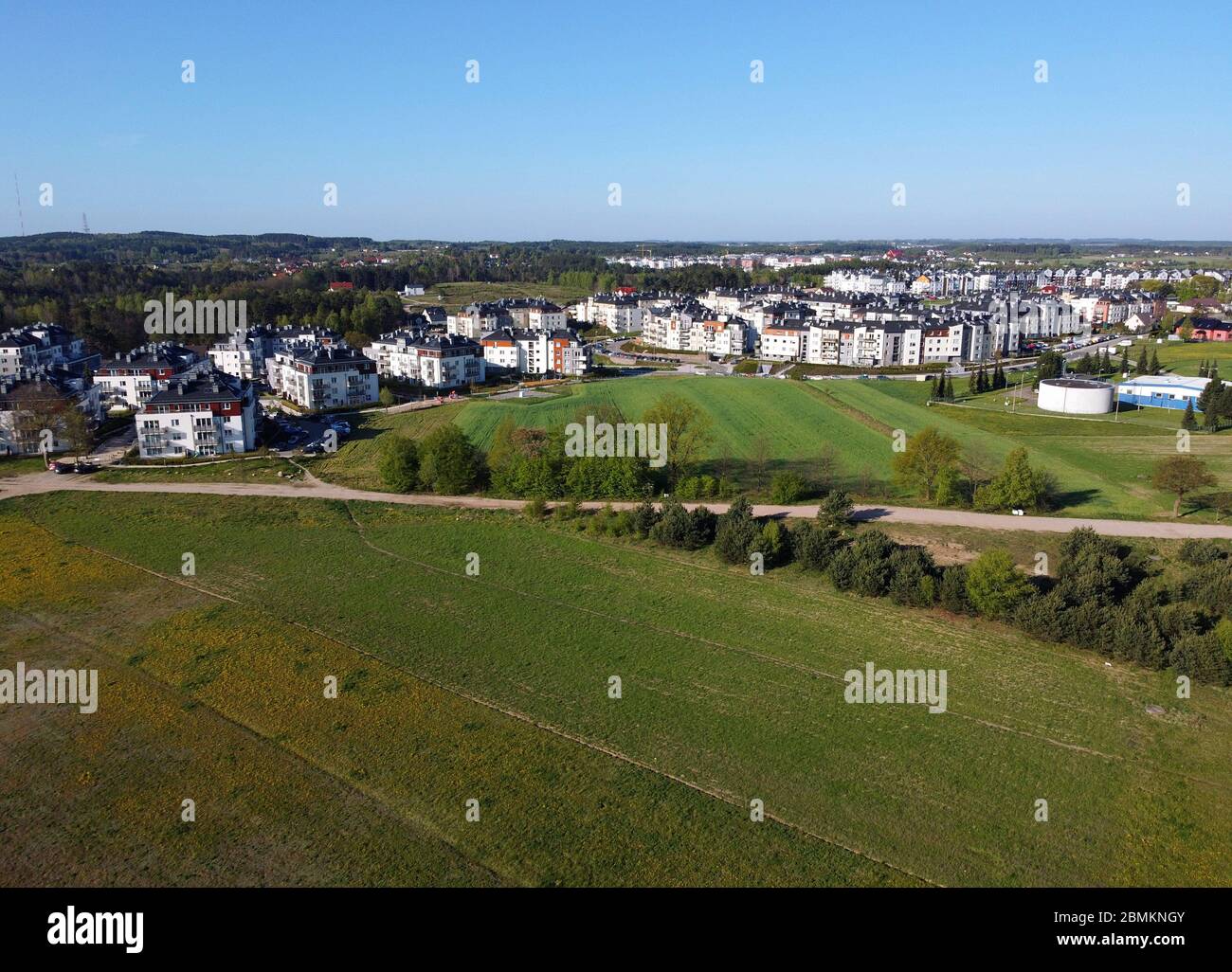 New estates of blocks in Gdynia, Poland Stock Photo - Alamy