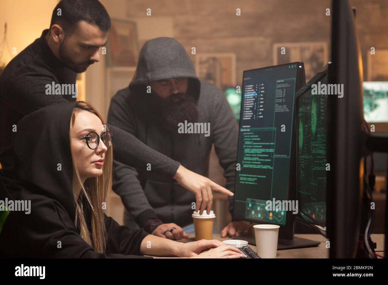 Young hacker hi-res stock photography and images - Alamy