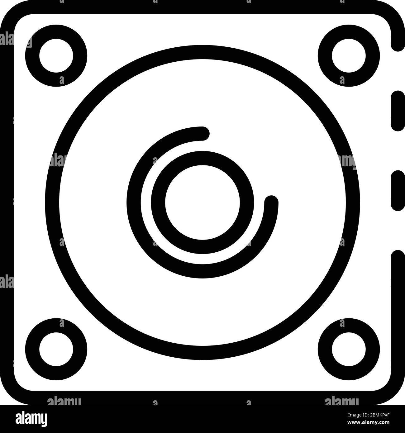 Sound loud speaker icon, outline style Stock Vector Image & Art - Alamy