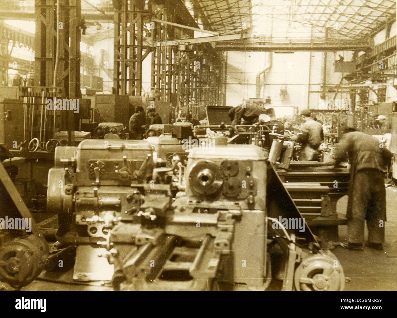 1956 - lathe factory in Shenyang, Liaoning province - China Stock Photo ...