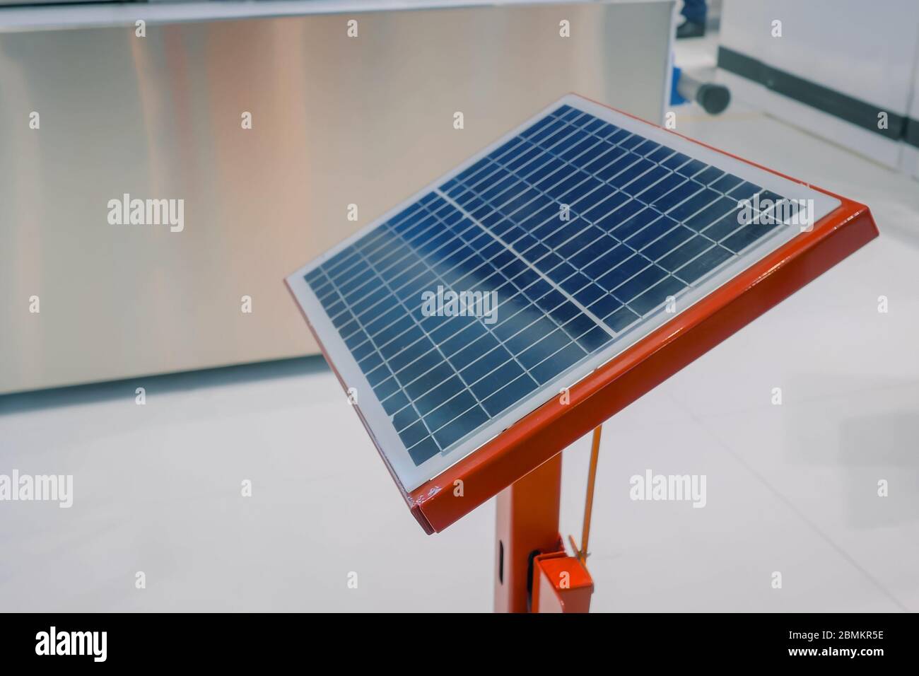 Automatic portable photovoltaic solar panel working at modern ...