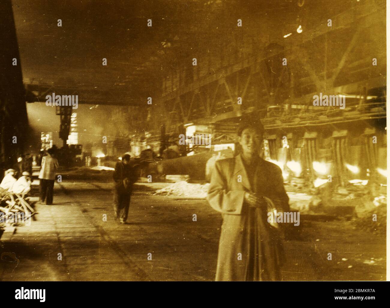 1956 - steelworks in Anshan, "China's capital of iron and steel ...