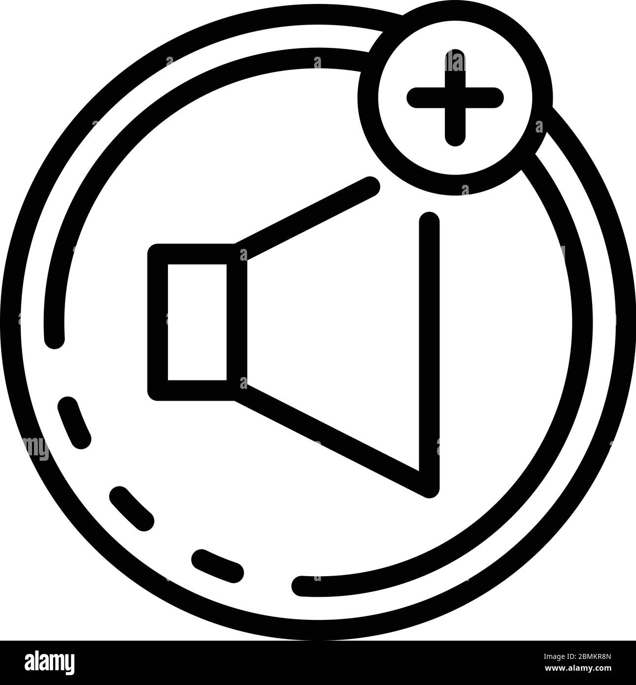 Volume Up Symbol Volume Up Icon Set. Four Elements In Diferent Styles