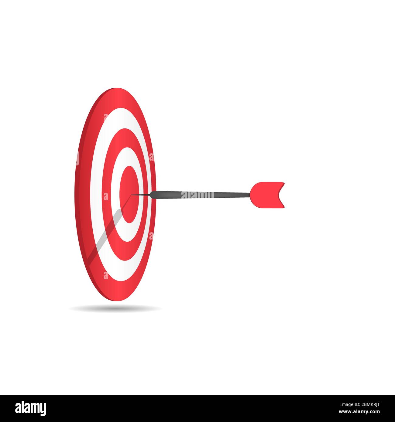 Red Target and arrow icon Stock Vector Image & Art - Alamy