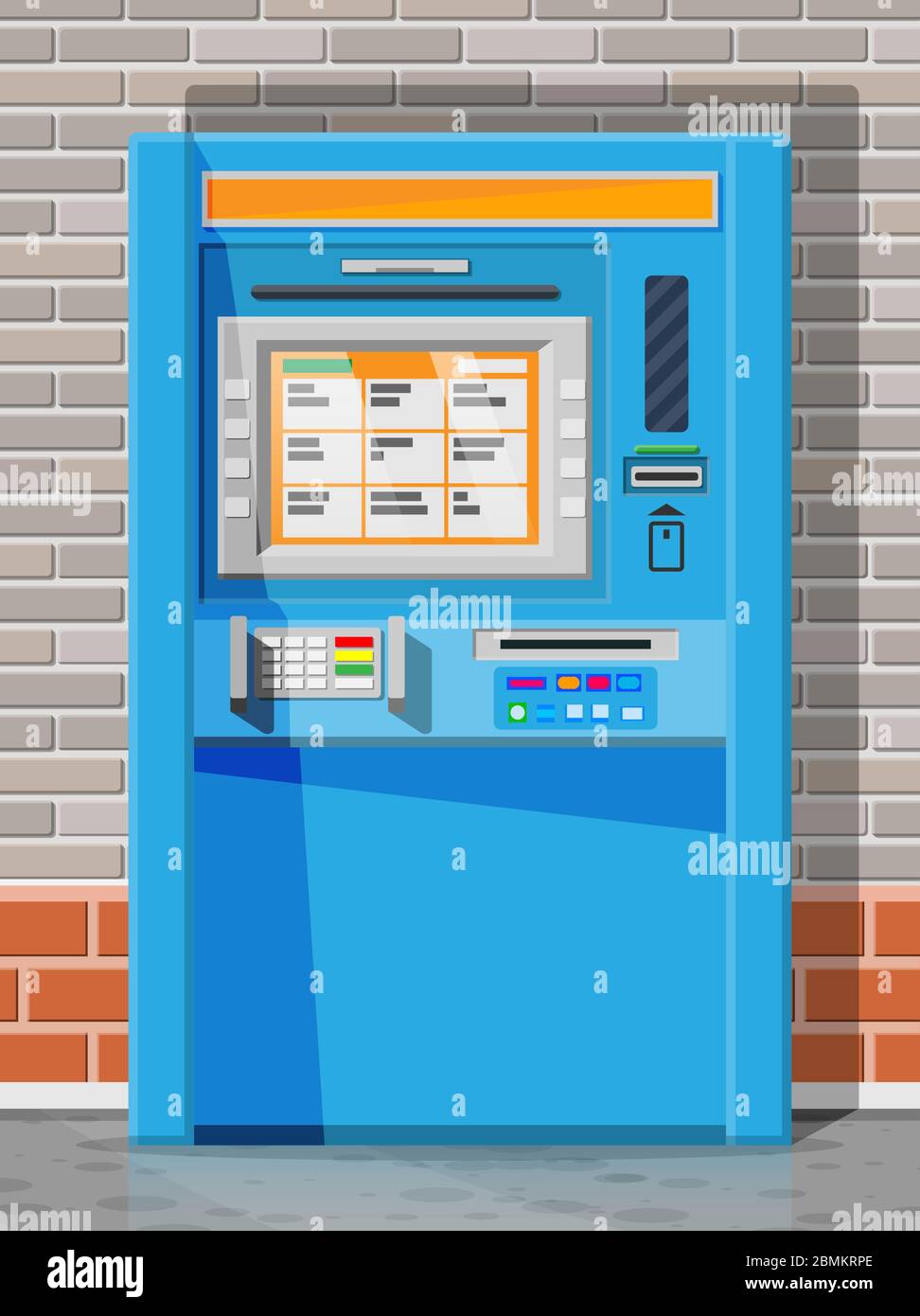Atm device Stock Vector Images - Alamy