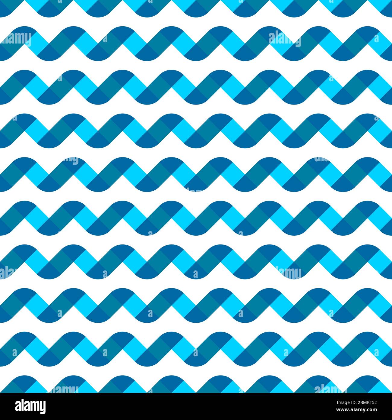 Geometric abstract wave background, seamless sea blue pattern for ...