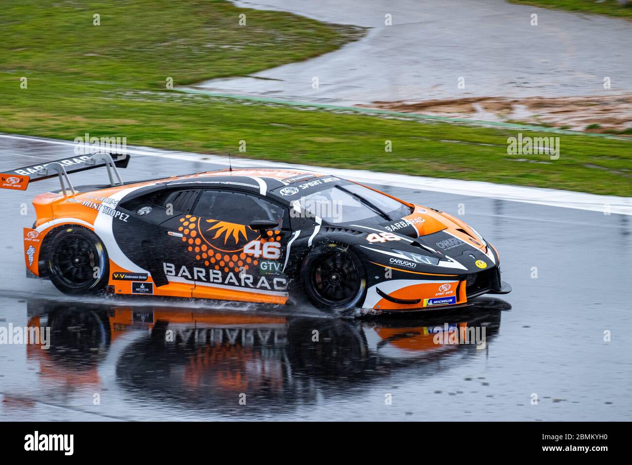 Lamborghini Huracan Endurance series race at Circuit of Barcelona ...