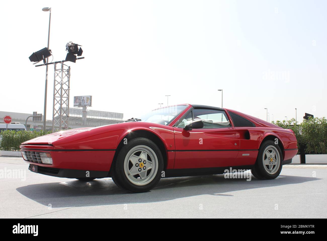 New official Ferrari dealer showroom in Dubai, United Arab Emirates ...