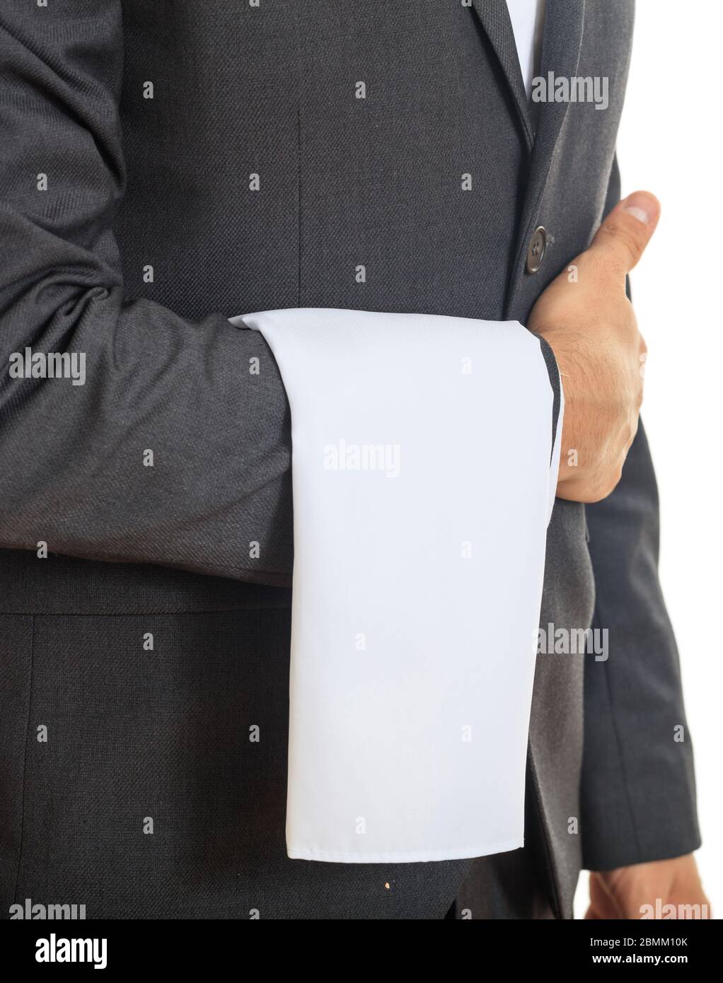 Waiter white towel on arm hi-res stock photography and images - Alamy