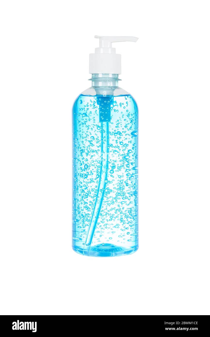 Alcohol gel for washing hand, Hand wash gel isolated on white ...