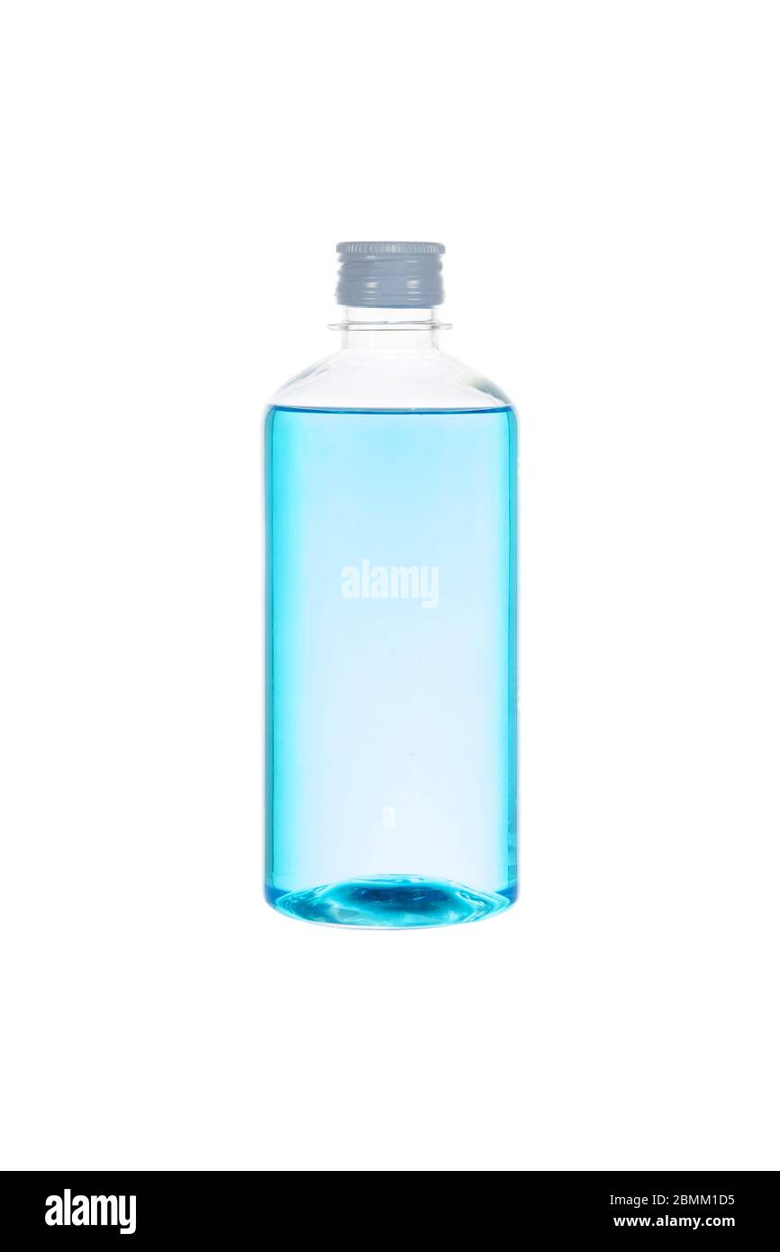 Rubbing alcohol isolated white background with clipping path Stock ...